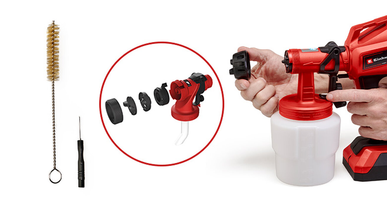Practical accessories for paint sprayers | Einhell.de