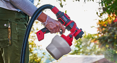 Practical accessories for paint sprayers | Einhell.de
