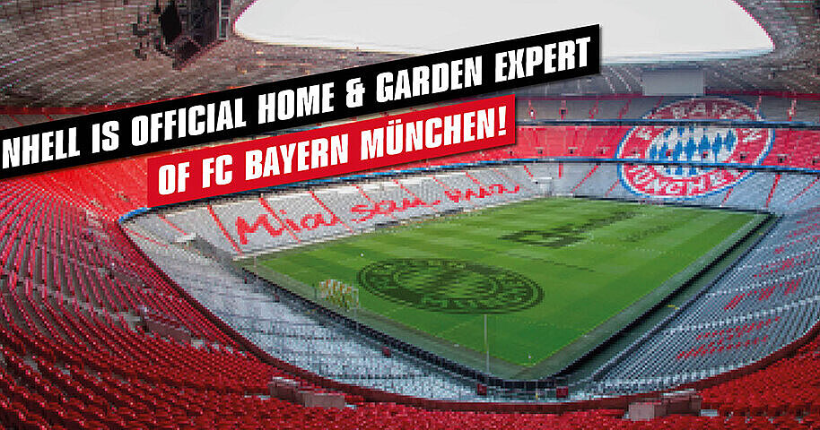 Einhell is Official Home & Garden Expert of FC Bayern | Einhell.de