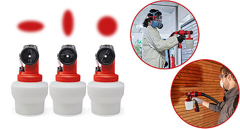 Practical accessories for paint sprayers | Einhell.de