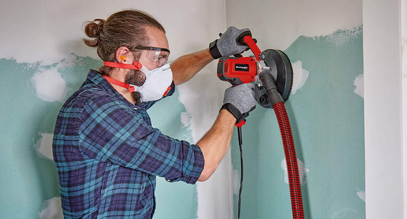 Sanding, slitting, grooving and drilling walls | Einhell.de